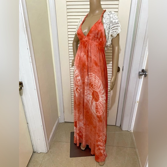 Dresses | Sol Beach Maxi Dress Dkny Bolero | Poshmark